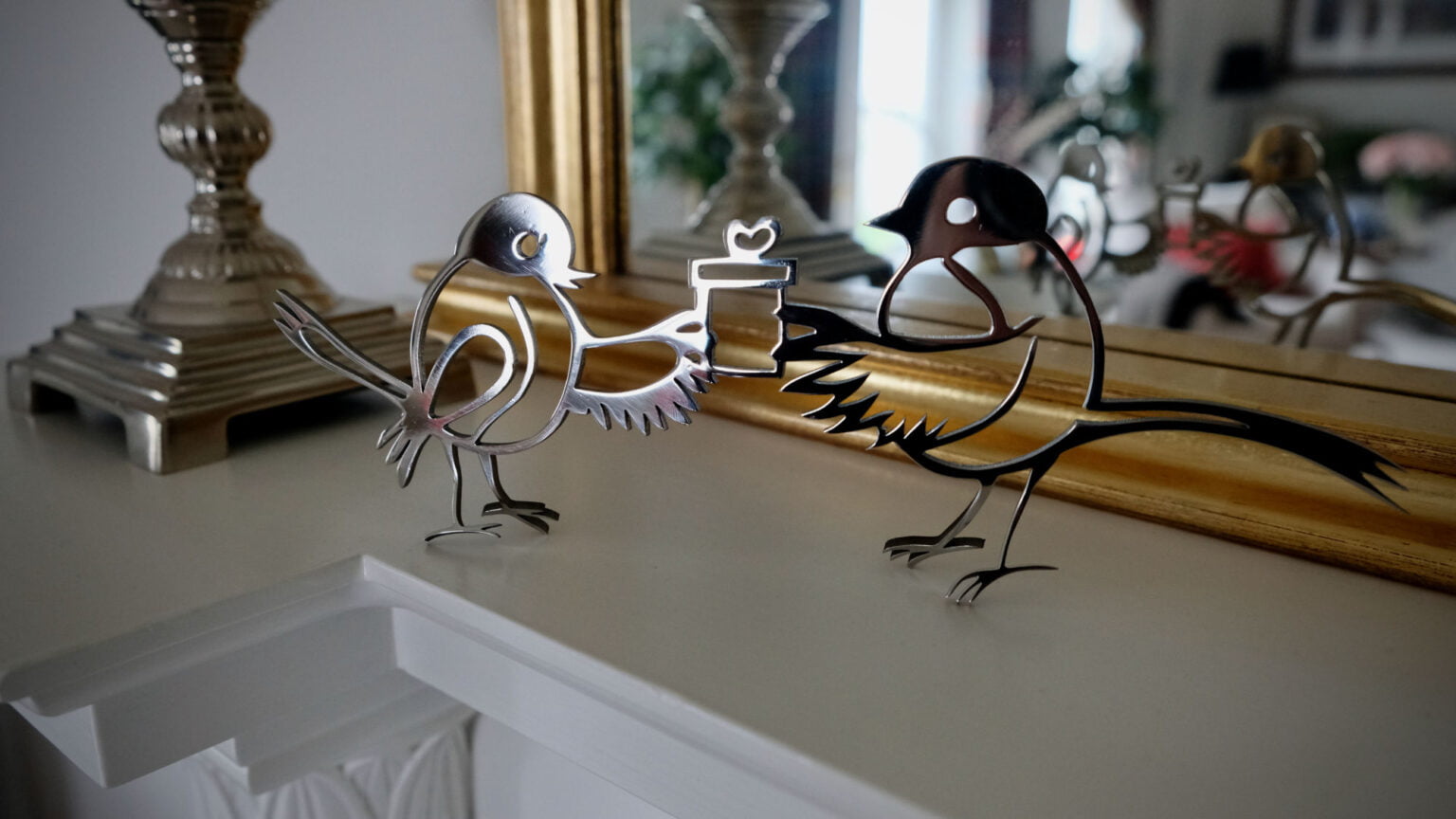 Polished Metal Robin - Devenick Designs
